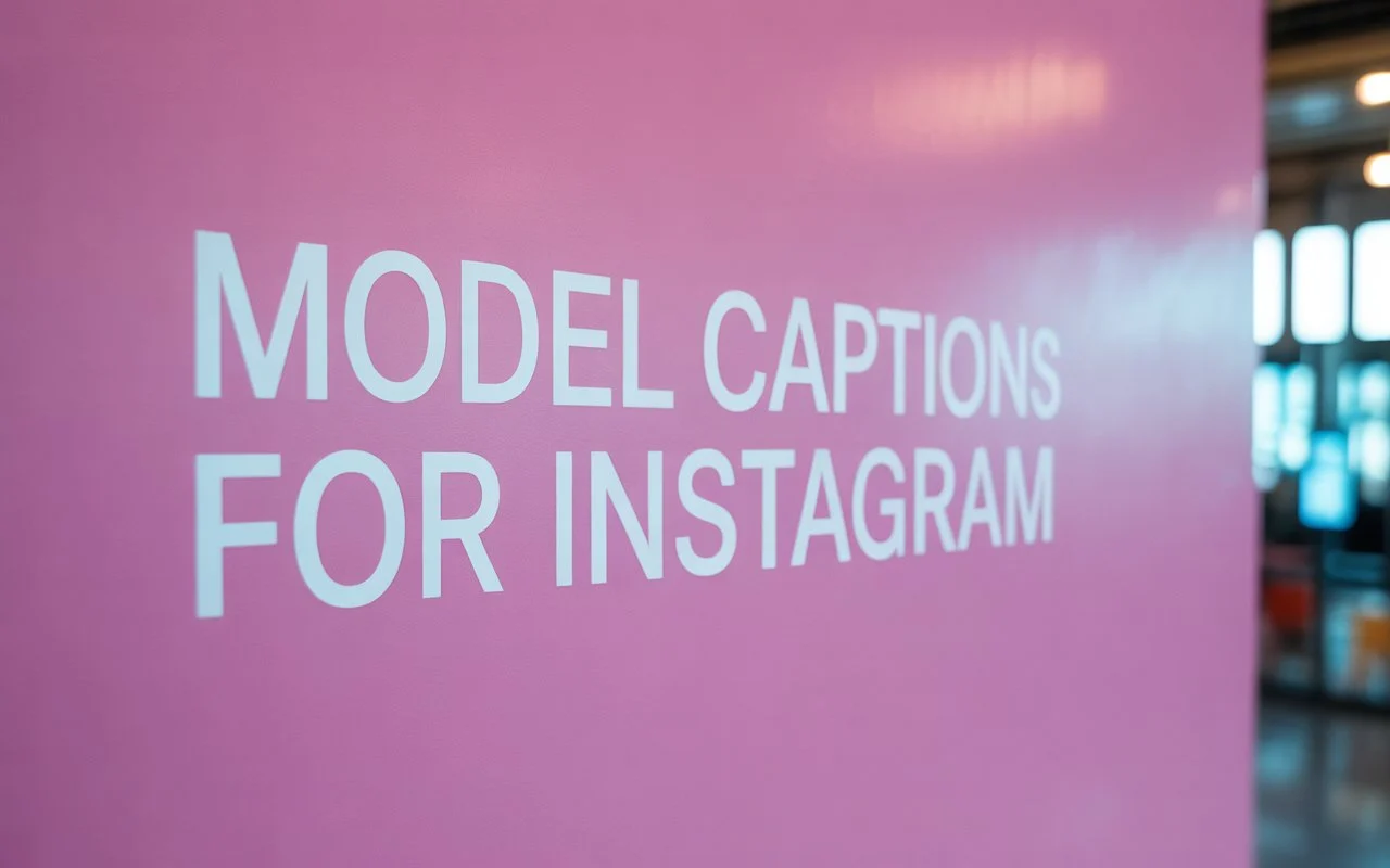 370+ Model Captions for Instagram That Slay Every Look