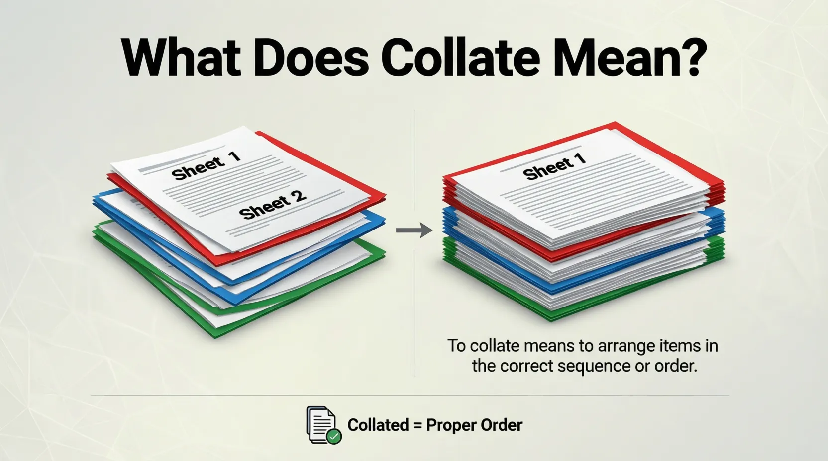 What Does Collate Mean When Printing? A Clear and Simple Guide